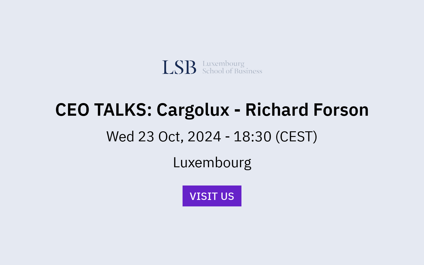 CEO TALKS: Cargolux - Richard Forson